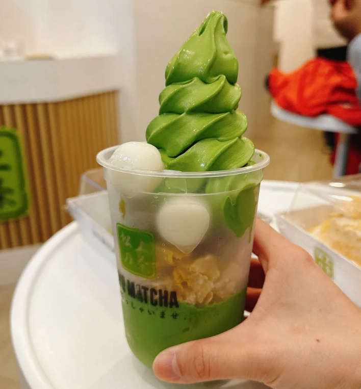 I got to eat the matcha that was in line for three hours in Boston by ...